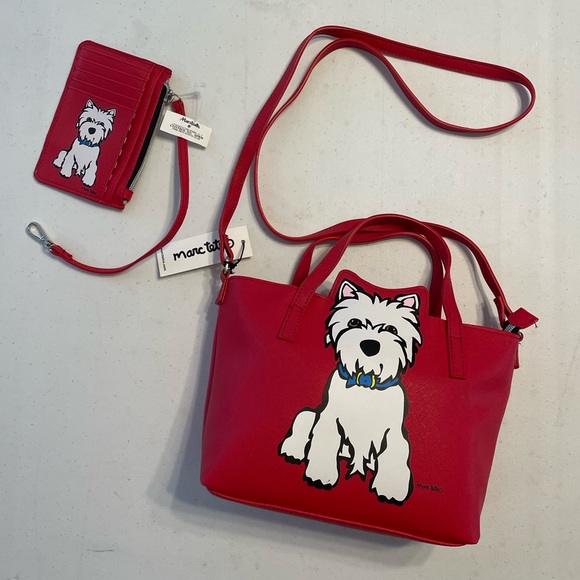 Marc Tetro | Bags | Nwt Marc Tetro Westie Crossbody Purse Wallet Bag ...